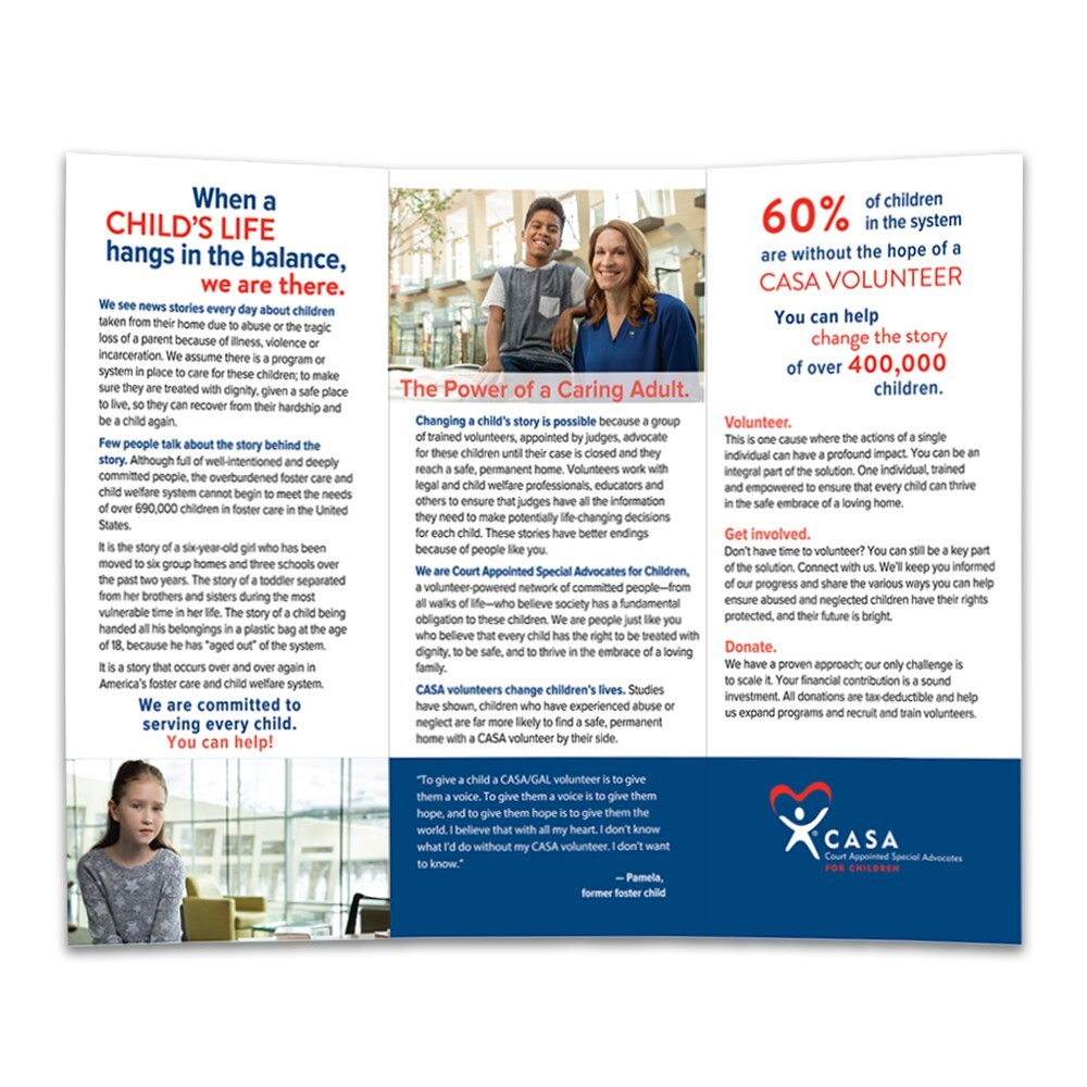 Change a Child's Story/CASA IN STOCK Brochure (Set of 100)