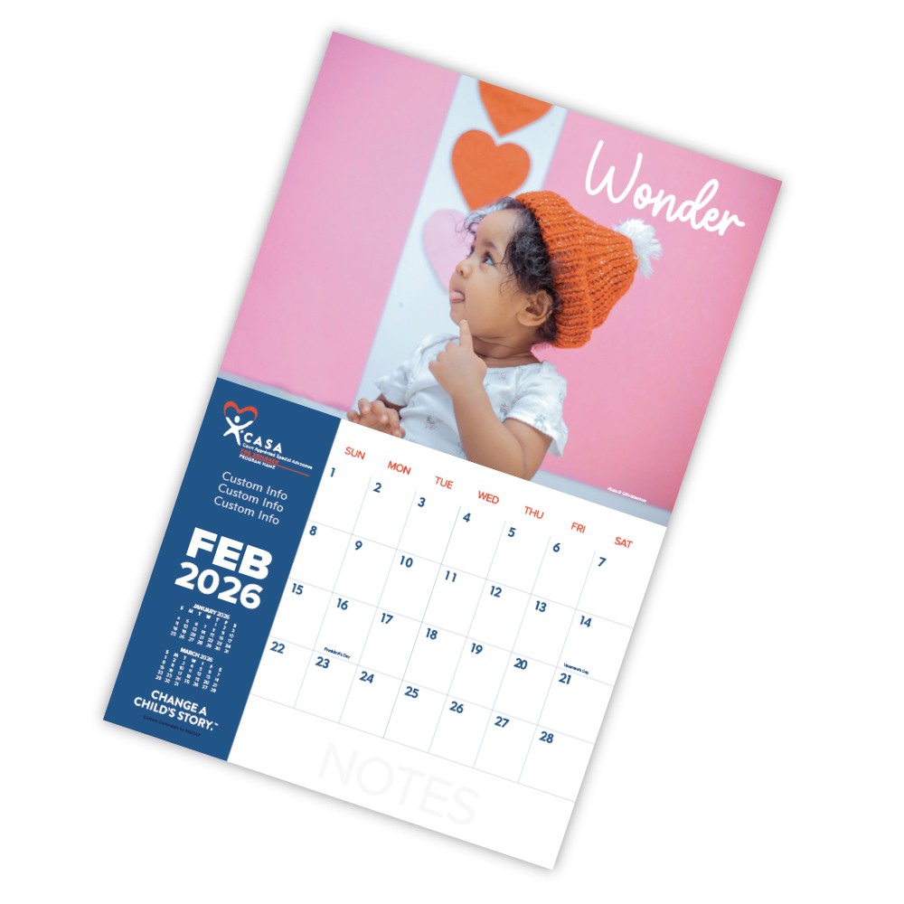 Custom 2026 More Than Words™ 13 month Calendar