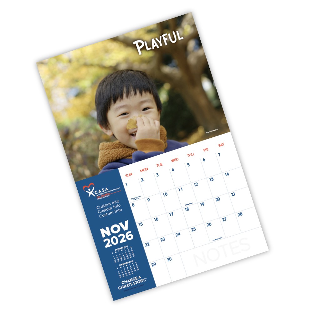 Custom 2026 More Than Words™ 13 month Calendar
